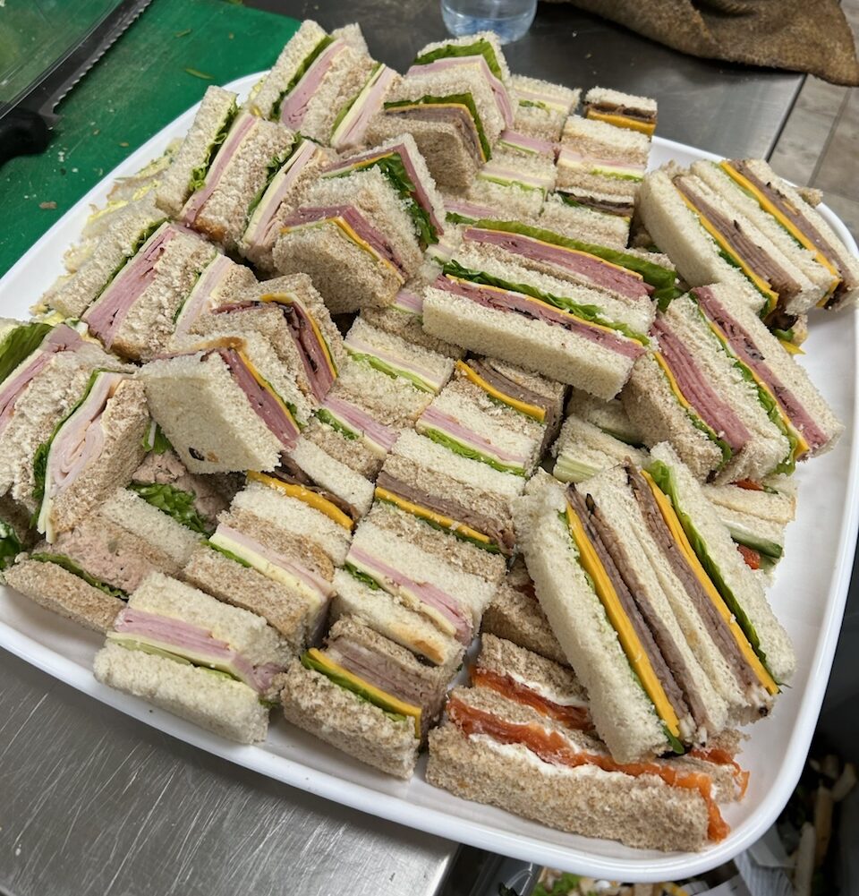 Fancy Tea Sandwich Fingers – La Felicita Catering